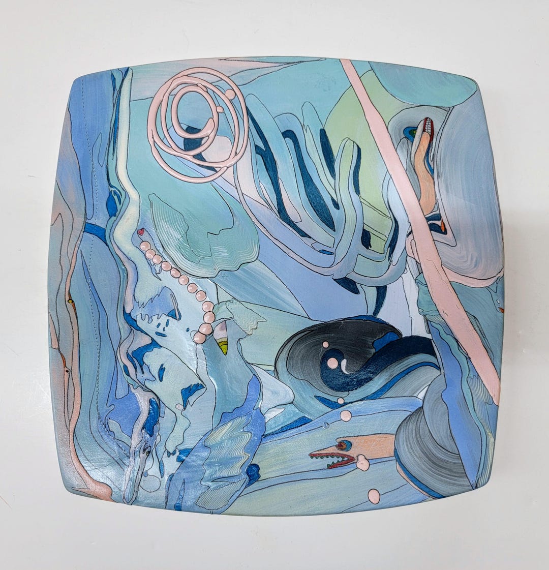 Artist Joe Monk Ceramic Plate - Etsy