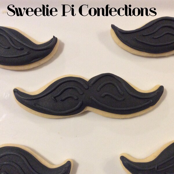 Mustache Cookies - Etsy