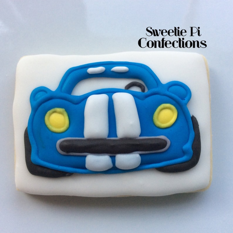 RACE CAR Cookies // Decorated Cookies // Boy Birthday Party // | Etsy