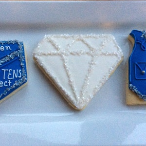 Jean Decorated Cookies: Denim Party Favors - Etsy