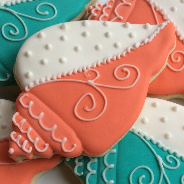 Seashell Cookies - Etsy