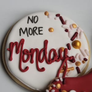 Retirement Decorated Cookies Gift for a Retiree, Retirement Party ...