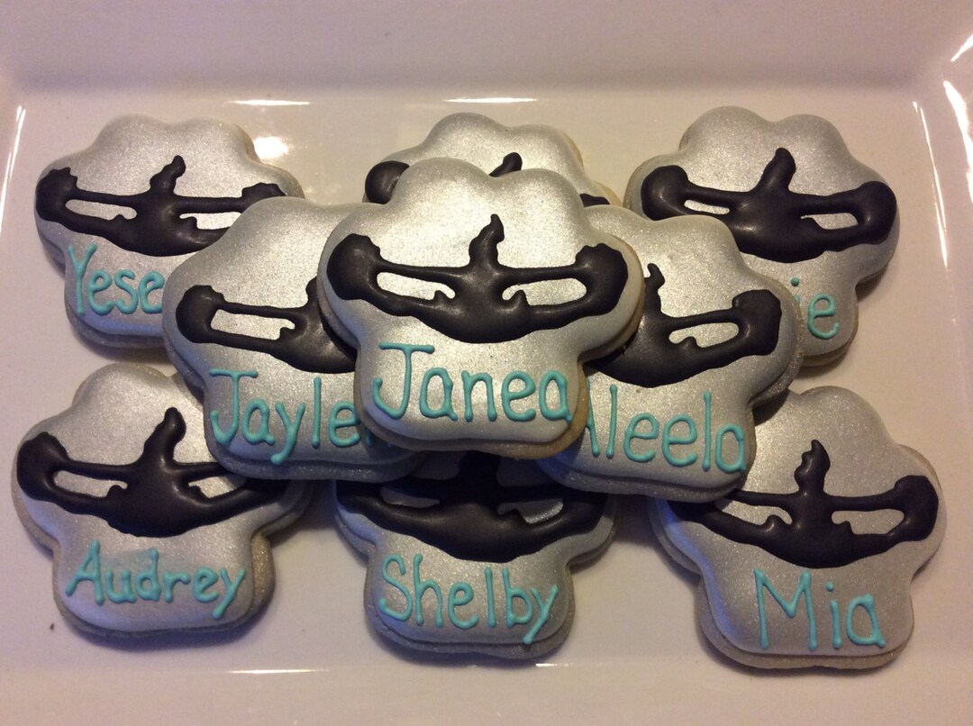 CHEERLEADING Sugar Cookies Cheer Cookies Personalize Each Cookie ...