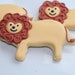 LION Decorated Cookies Animal Themed Birthday Cookies - Etsy