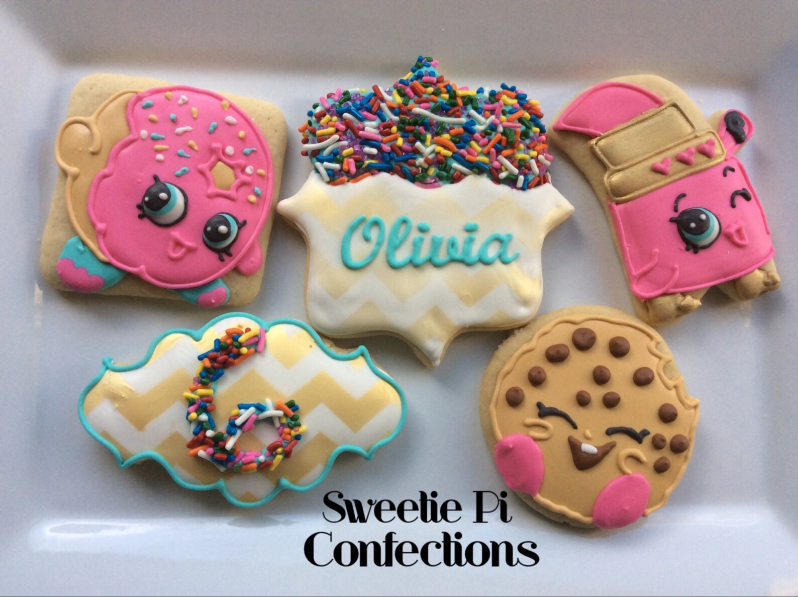 Kooky Cookie SHOPKINS Cookie Party Favors // Decorated Cookie - Etsy