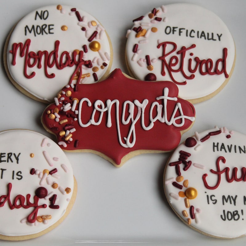 Retirement Cookies - Etsy
