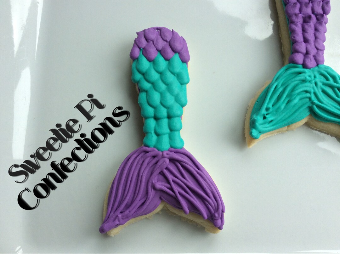 MERMAID TAIL Cookies // Under the Sea // Ariel // Baby Shower ...