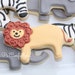LION Decorated Cookies Animal Themed Birthday Cookies Decorated Cookies ...