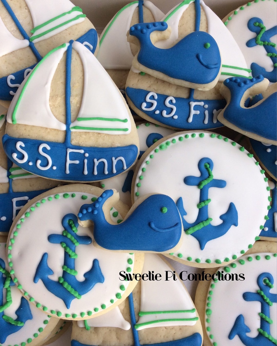 NAUTICAL Themed Cookies // Baby Shower // Birthday Party // Sailboat ...