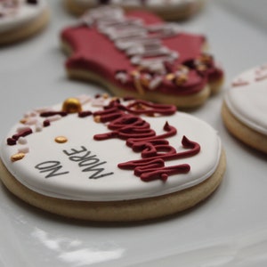 Retirement Decorated Cookies Gift for a Retiree, Retirement Party ...