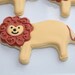 LION Decorated Cookies Animal Themed Birthday Cookies - Etsy