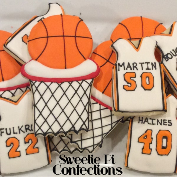 Basketball Cookies - Etsy
