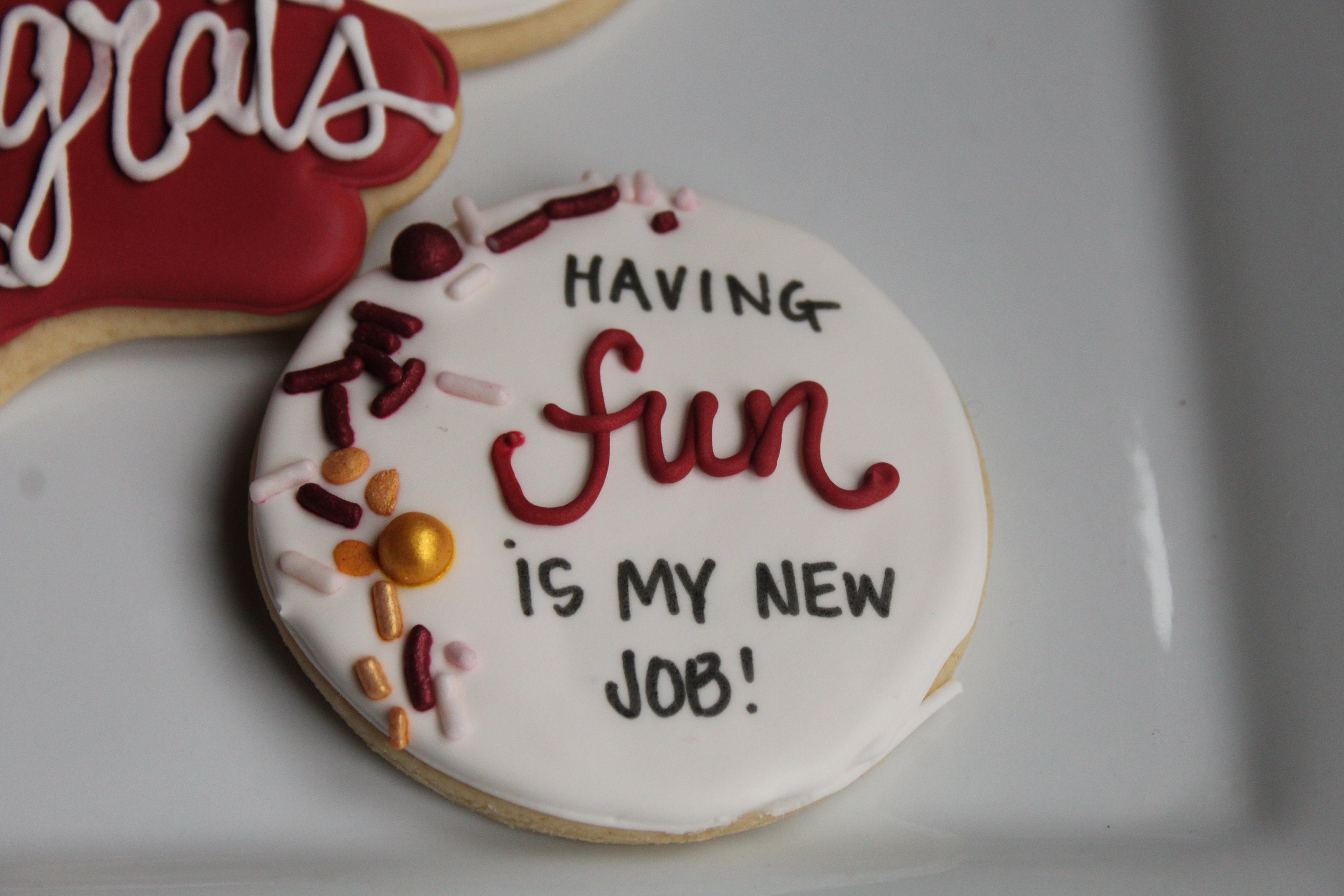 Retirement Decorated Cookies Gift for a Retiree, Retirement Party ...