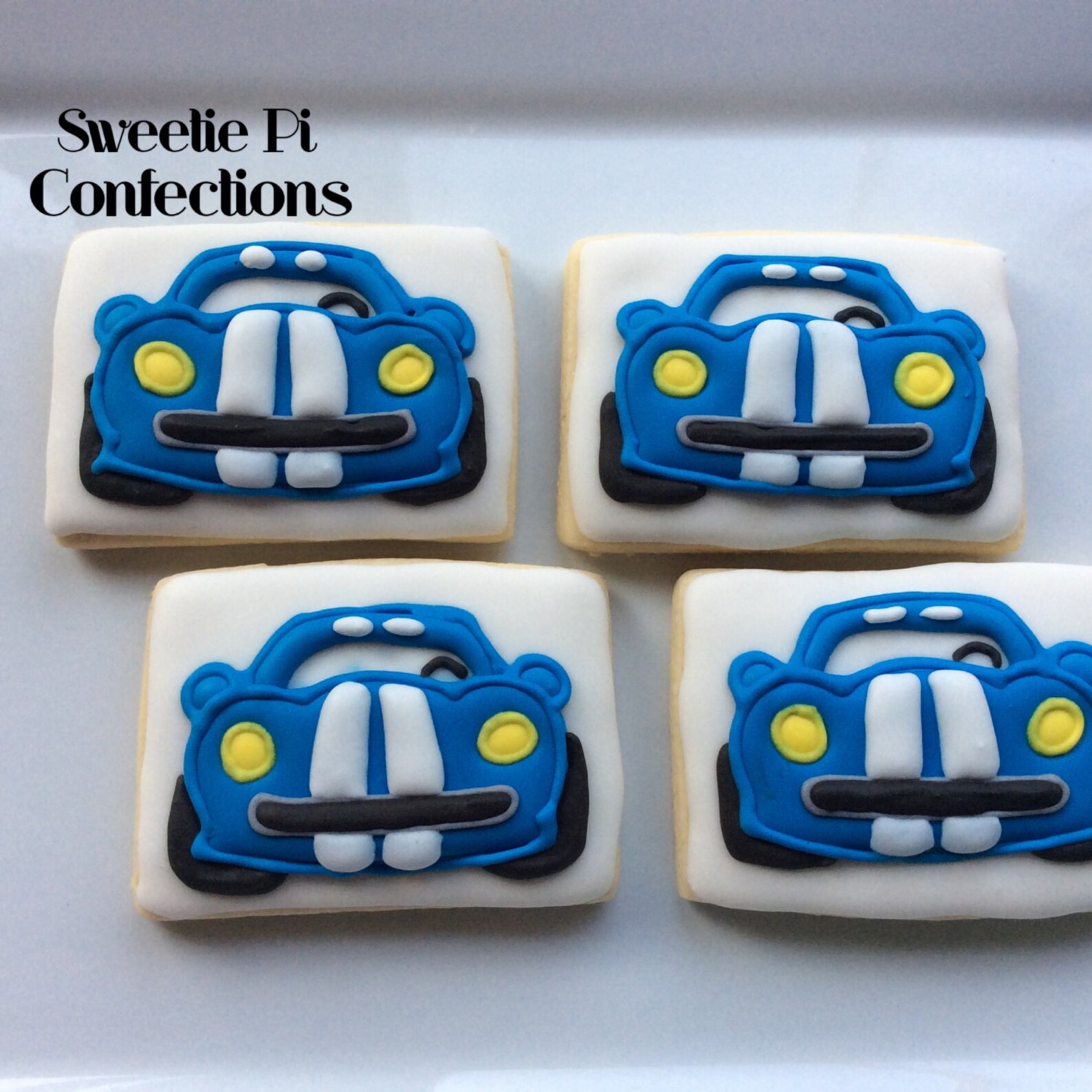 Race Car Cookies // Birthday Party Favors // NASCAR // Red - Etsy