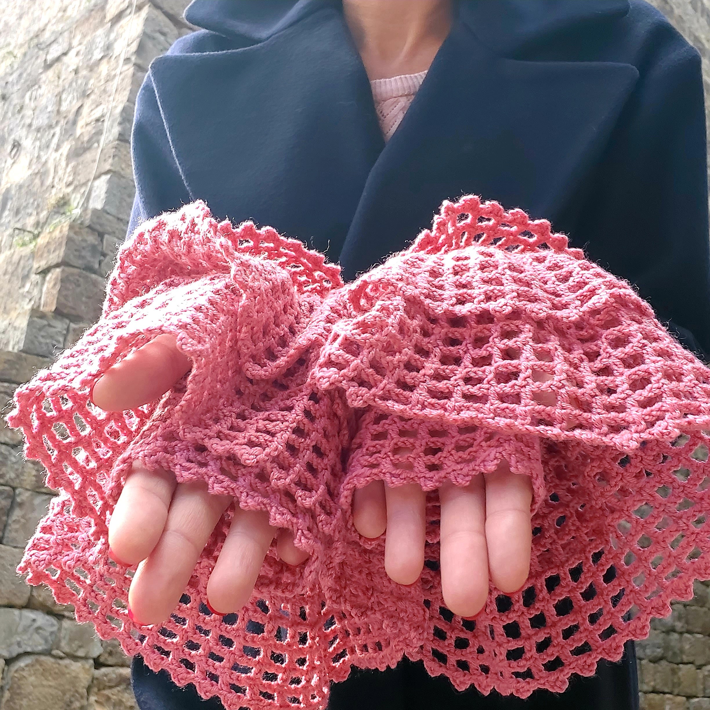 Crochet Pattern Videira. Crochet Fingerless Gloves PDF Pattern ...