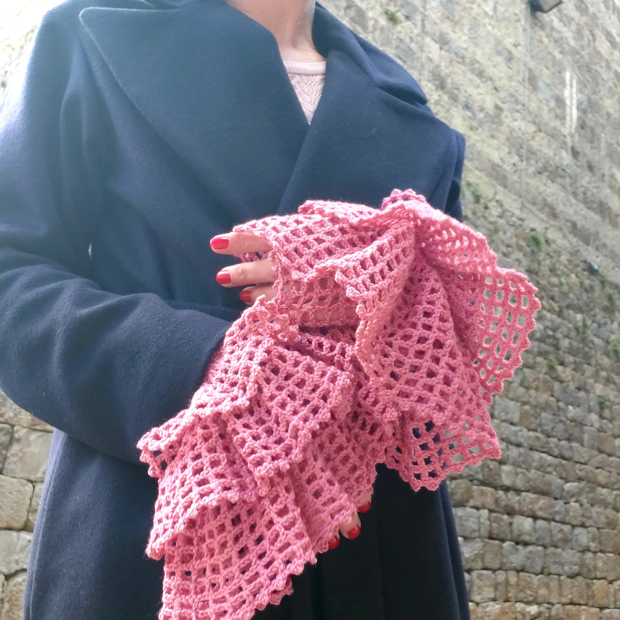 Crochet Pattern Videira. Crochet Fingerless Gloves PDF Pattern ...