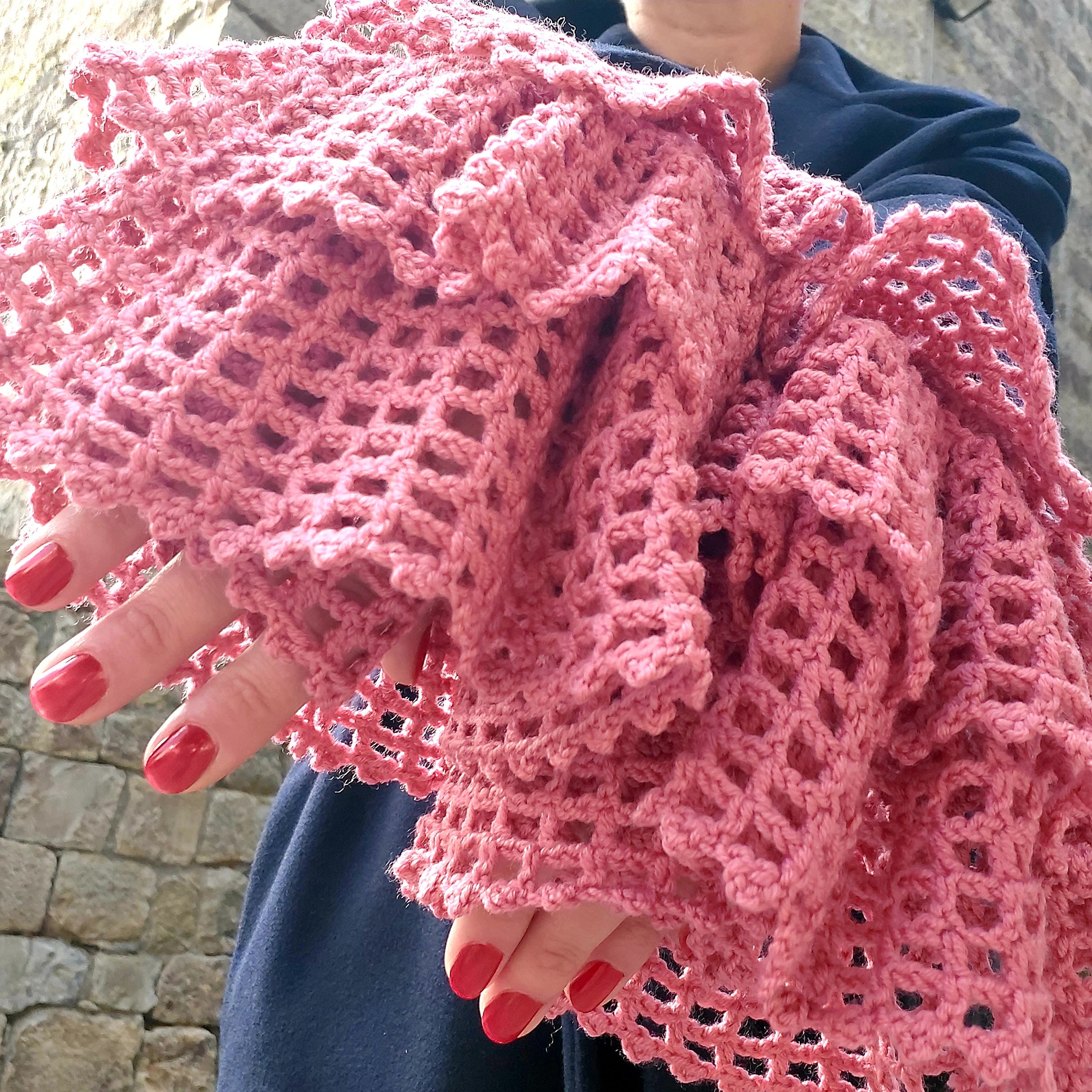 Crochet Pattern Videira. Crochet Fingerless Gloves PDF Pattern ...