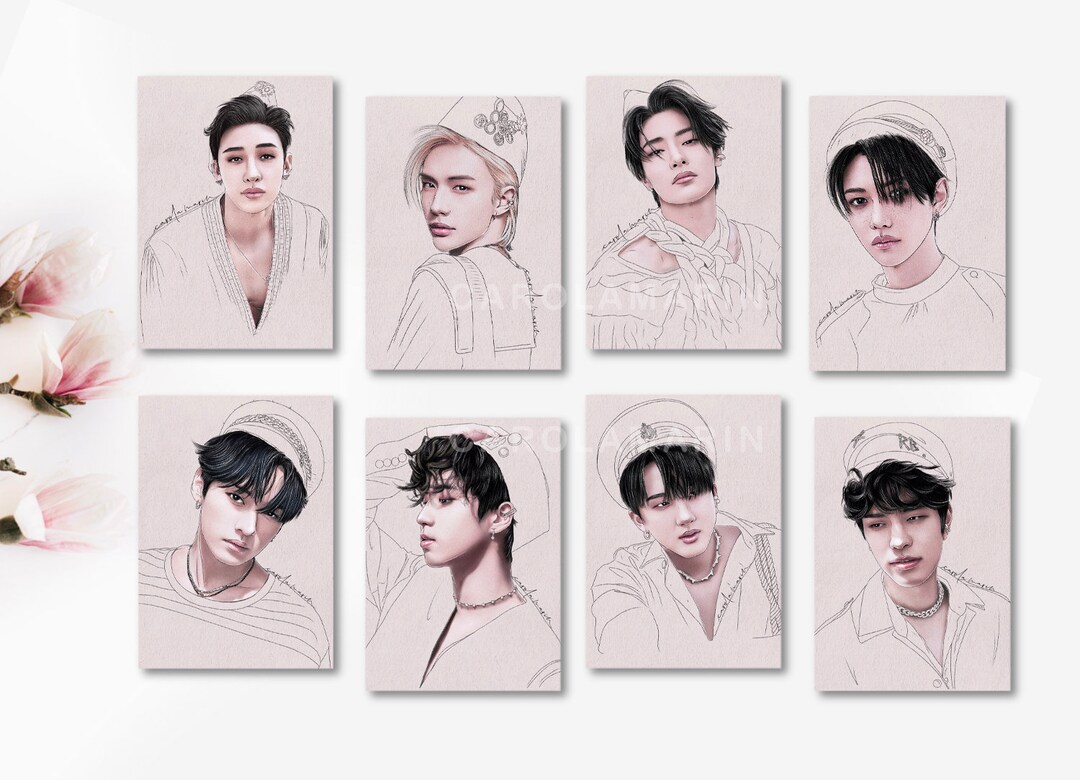 Stray Kids MAXIDENT Print A6 / Postcard / Fanart, Kpop, Bang Chan ...
