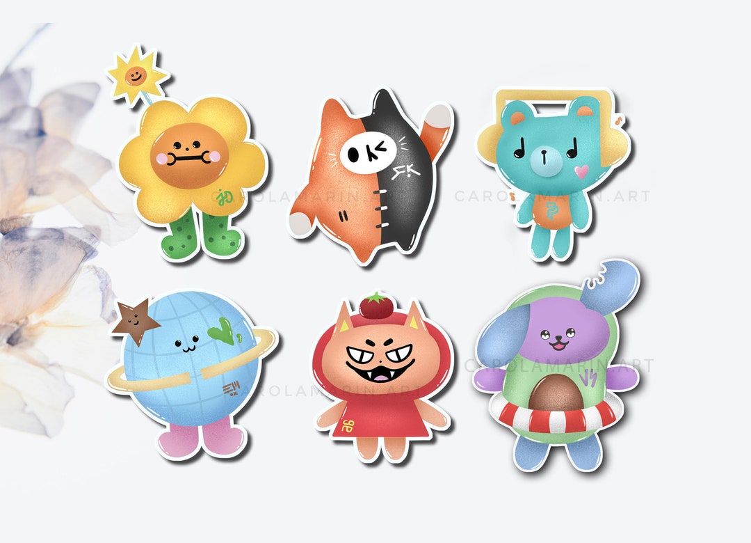 Thai BL Stickers / GMMTV Earth Mix, Joong Dunk, Jimmy Sea, First ...