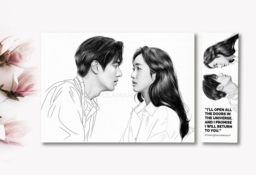El Rey: Eternal Monarch Print A5 & Bookmark / Lee Minho, Lee Gon, Kim ...