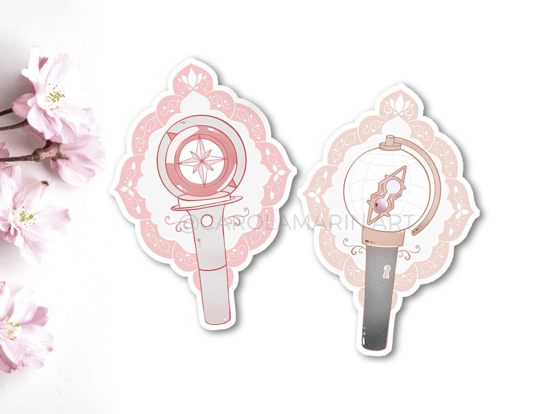 Lightstick Stray Kids / Ateez Sticker | Bangchan, Hyunjin, Changbin, In ...