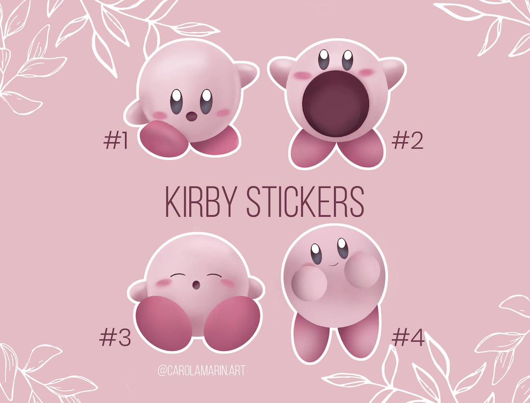 Nintendo Kirby Stickers / Pegatinas Kirby / Sticker Pack / KIRBY / Cute ...