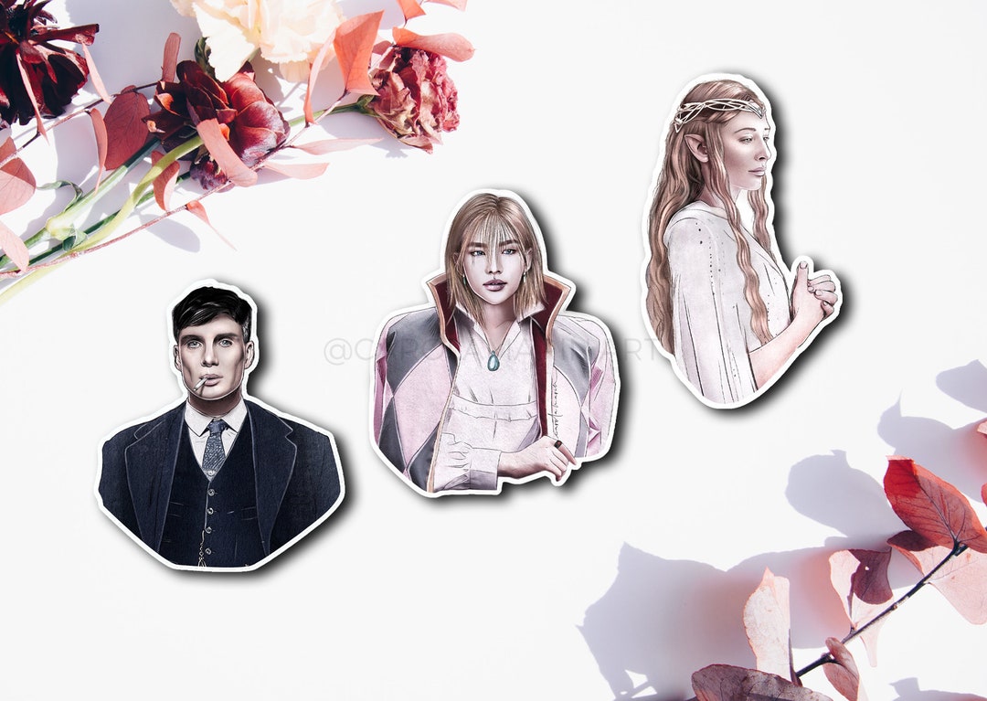 Stickers Fanarts Peaky Blinders / Galadriel / Howl Hyunjin | Tommy ...