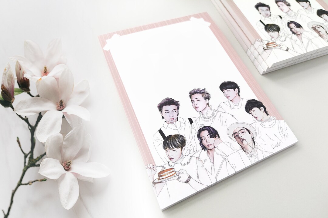 BTS Butter Notepad A6 / Memopad / Bloc De Notas BTS / Notepads / Notas ...