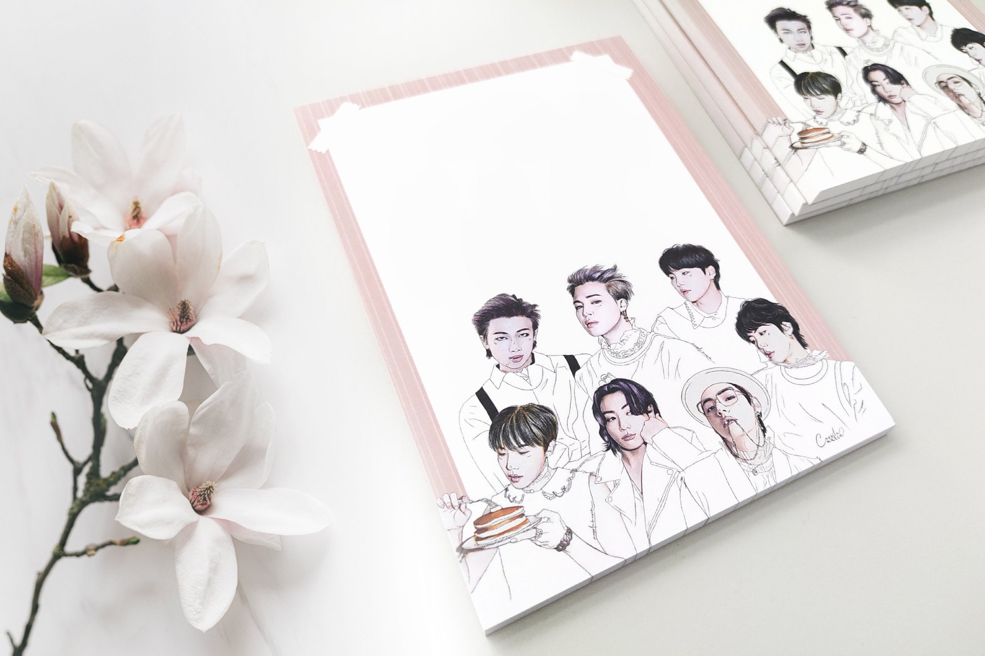 BTS Butter Notepad A6 / Memopad / Bloc De Notas BTS / Notepads | Etsy