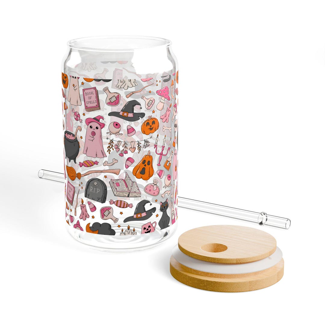 Cat-themed Sipper Glass: Kawaii Drinkware With Tritan Straw - Etsy