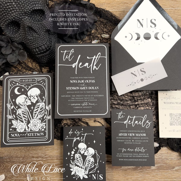 Til Death Wedding Invitation - Etsy