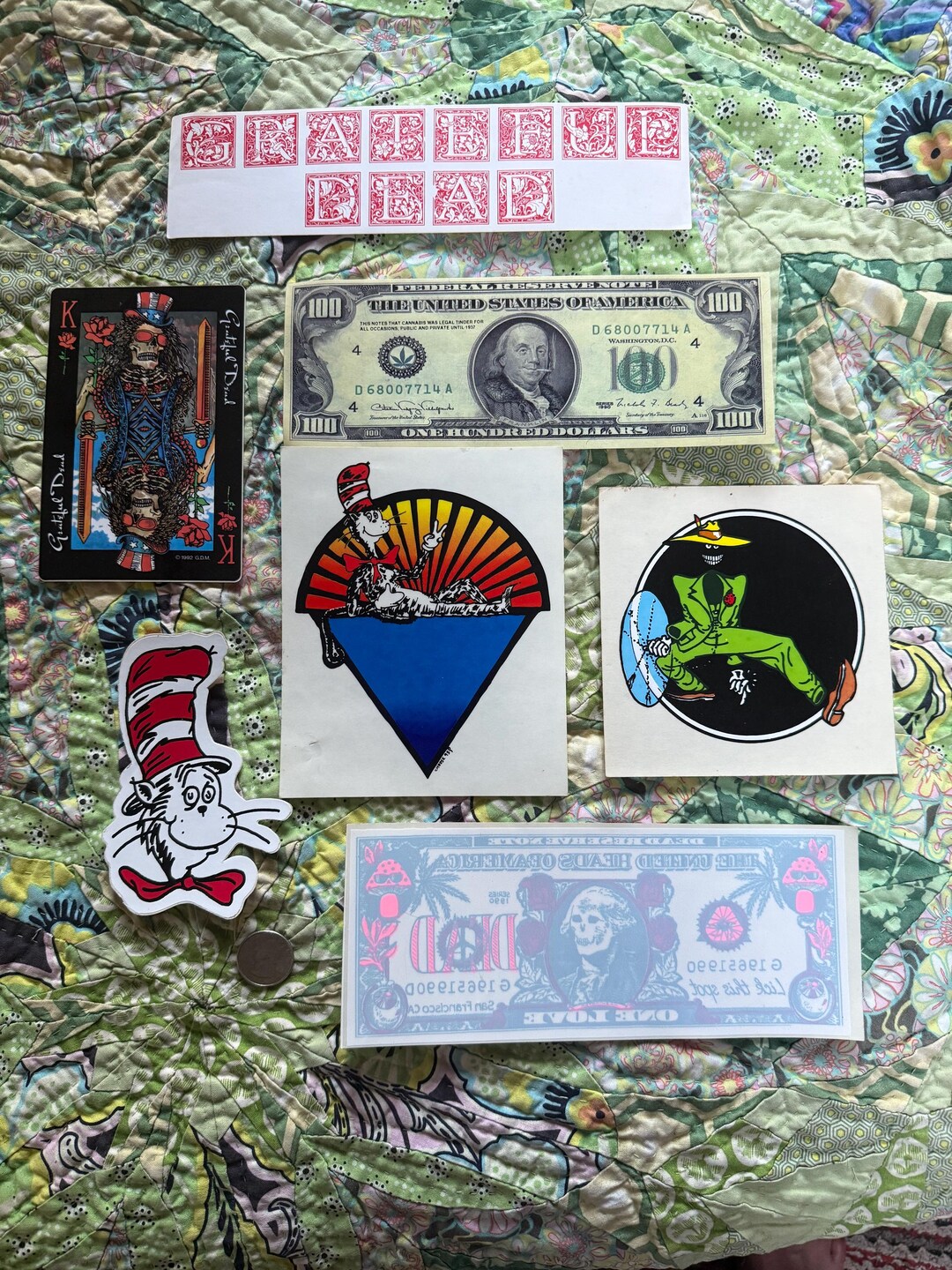 Vintage 1990's GD Sticker Pack - Etsy