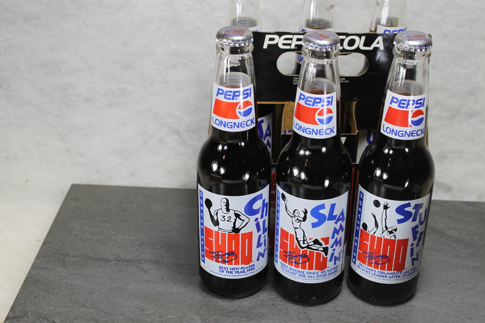 Shaq Pepsi Six Bottle With Carrier of His Great Accomplishments - Etsy
