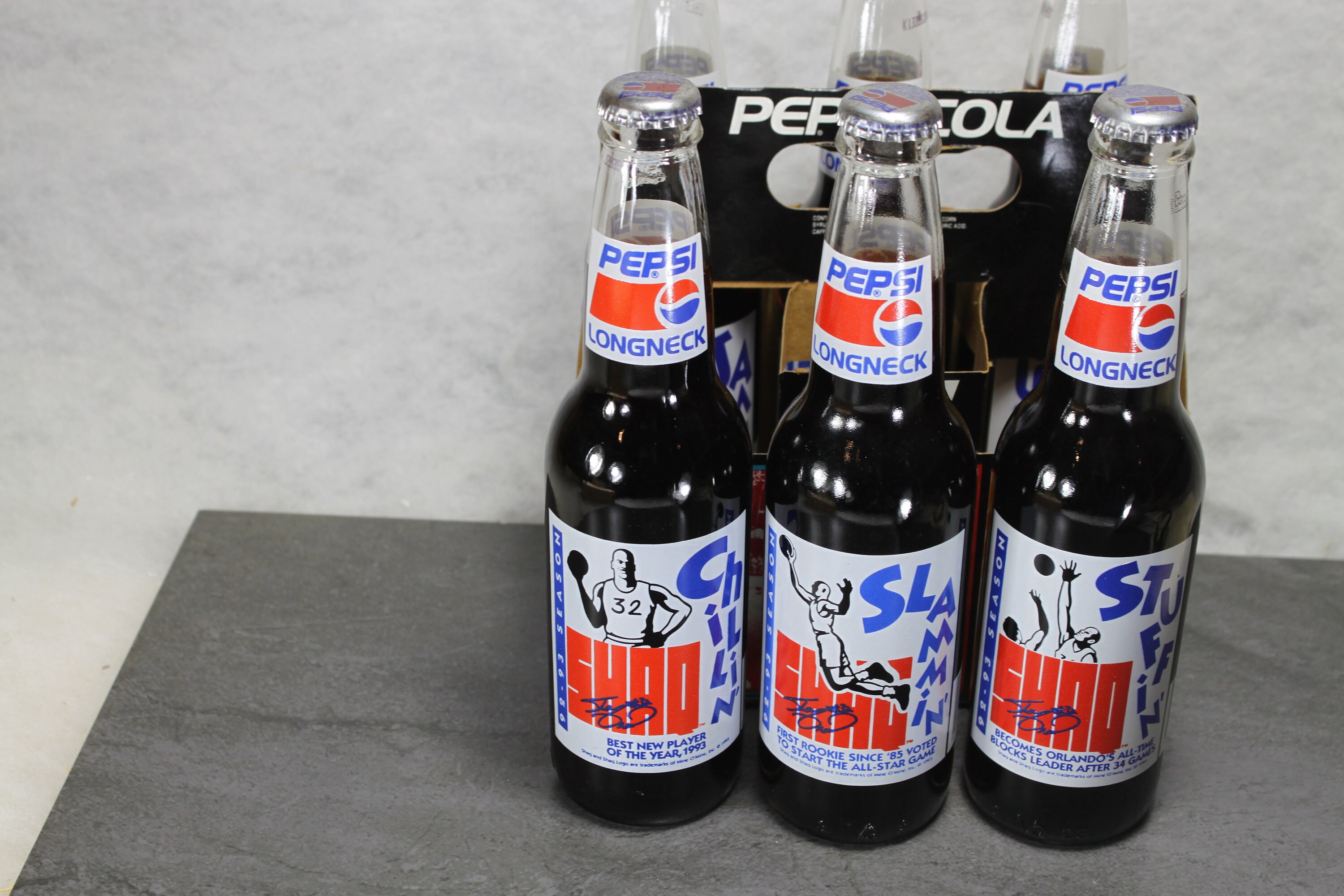 Shaq Pepsi Six Bottle With Carrier of His Great Accomplishments - Etsy