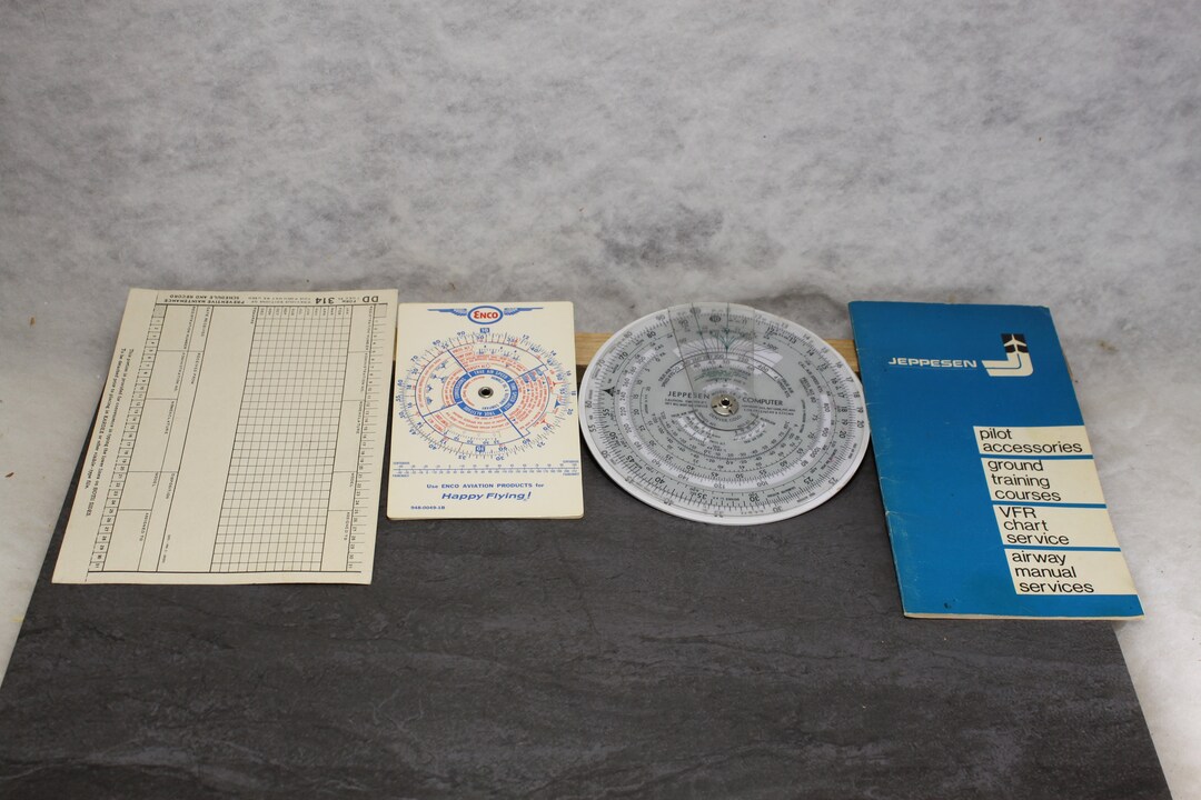 Aviation Airplane 1980's Jeppesen Model CR-3 and Enco Computers - Etsy