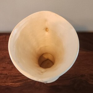 Vintage Mccoy Matte White Ribbed Vase W/double Side Handles - Etsy