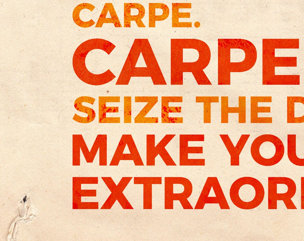 Dead Poets Society Quote Poster/print - Carpe Diem Poster/print - Sieze ...