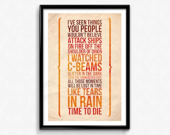 Blade Runner Poster - Etsy