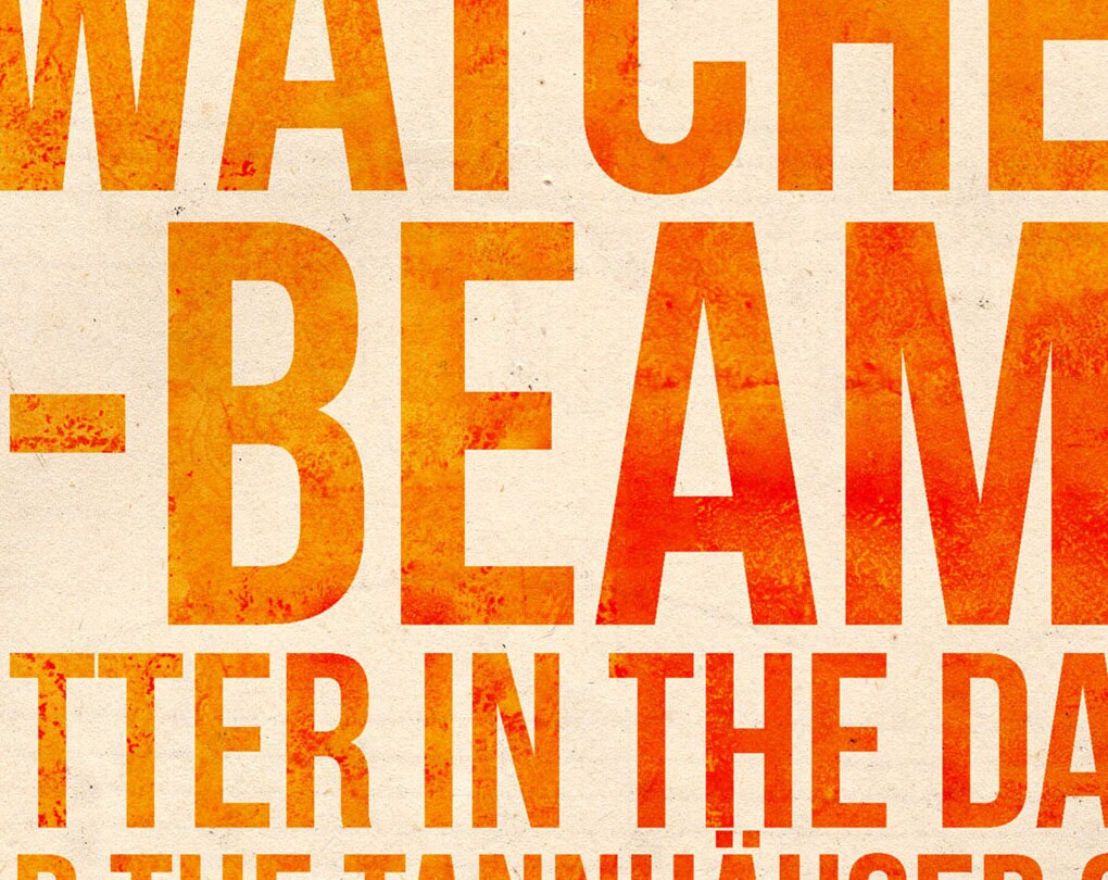 Blade Runner Quote Poster/print Time to Die Poster/print - Etsy