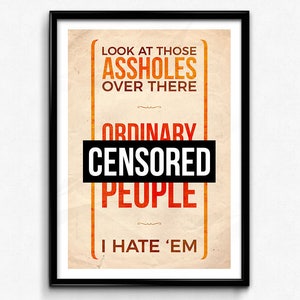 Repo Man Quote Poster/print - Ordinary People Poster/print - Cult Movie ...