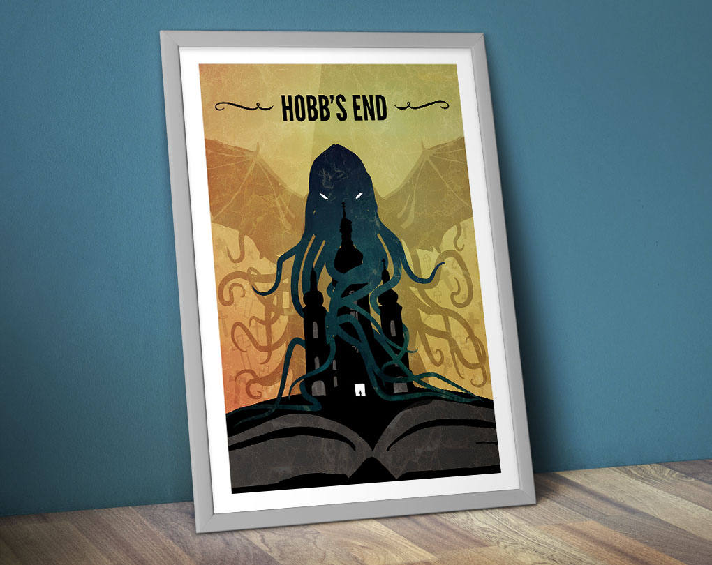 HP Lovecraft Travel Poster/print in the Mouth of Madness | Etsy UK