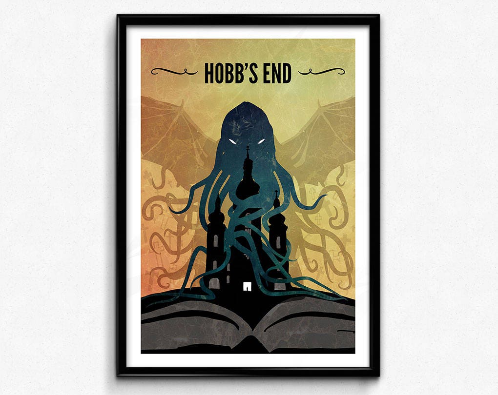 HP Lovecraft Travel Poster/print in the Mouth of Madness - Etsy UK
