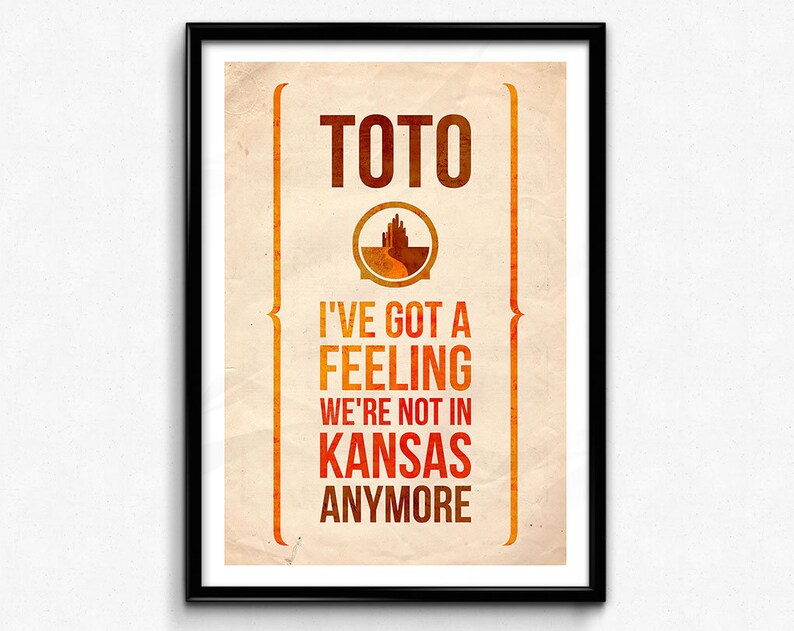 Wizard of Oz Quote Poster/print Toto Poster/print Dorothy - Etsy