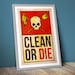 Archer Poster/print Clean or Die Poster/print Dr Kreiger - Etsy