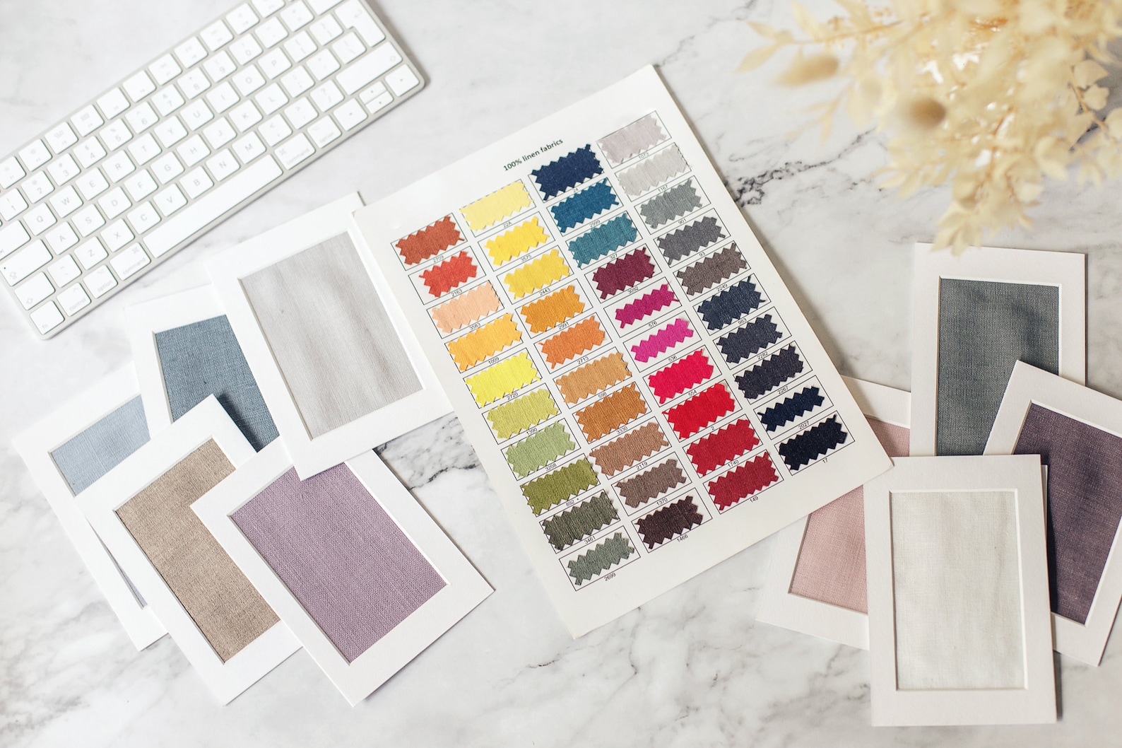 LINEN SAMPLES Swatches of Pure Baltic Linen Softened Linen - Etsy