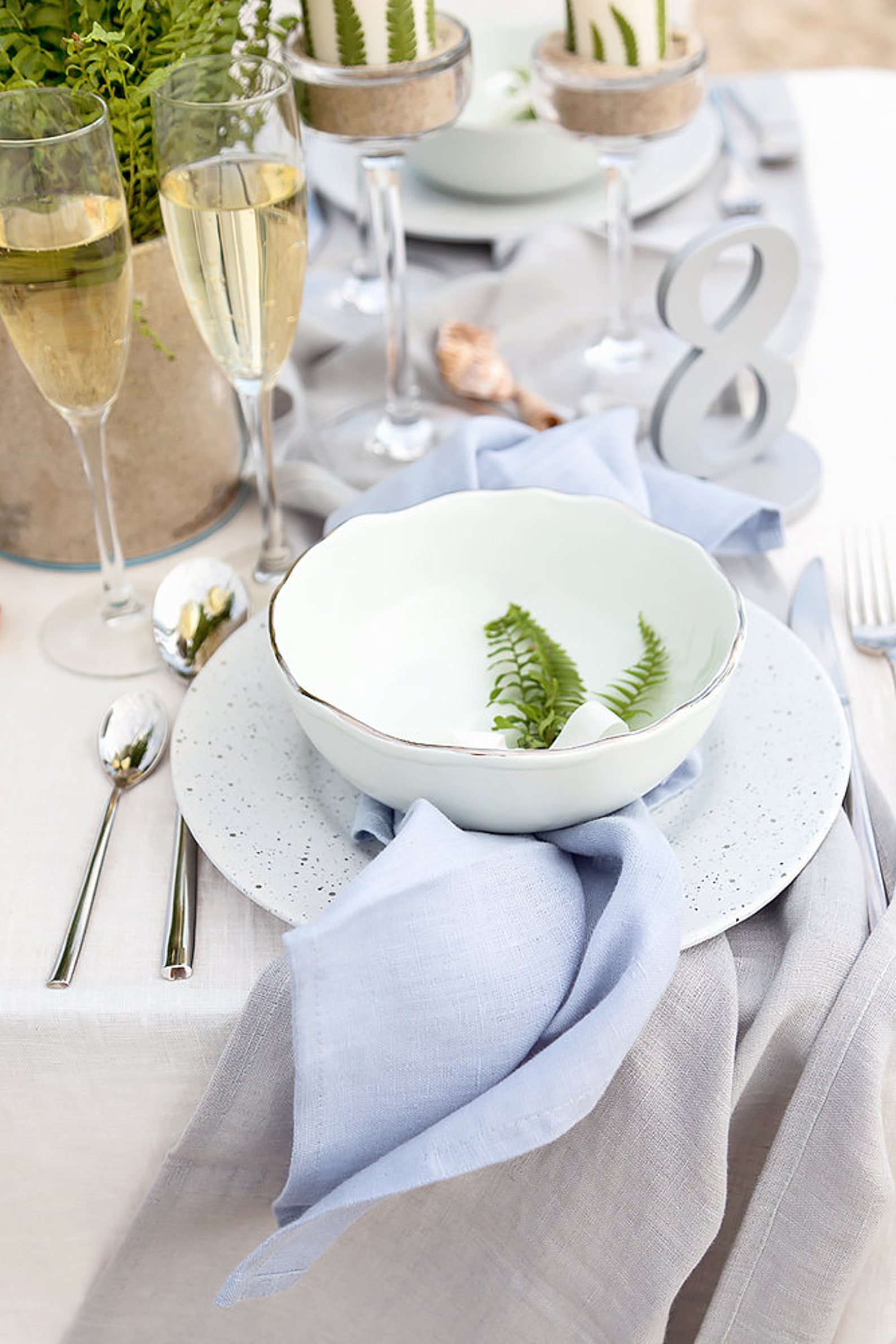 Stone Washed Linen Cloth Napkins Set of 6 - Etsy