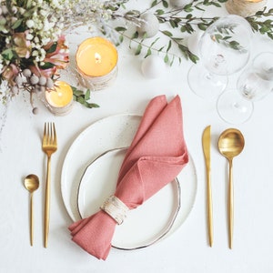 Extra-long Table Runner Handmade of Natural Organic 100% Linen, Wedding ...