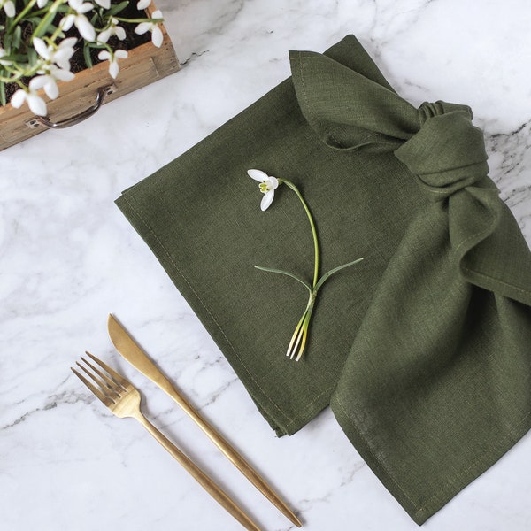 Natural Linen Napkin - Etsy