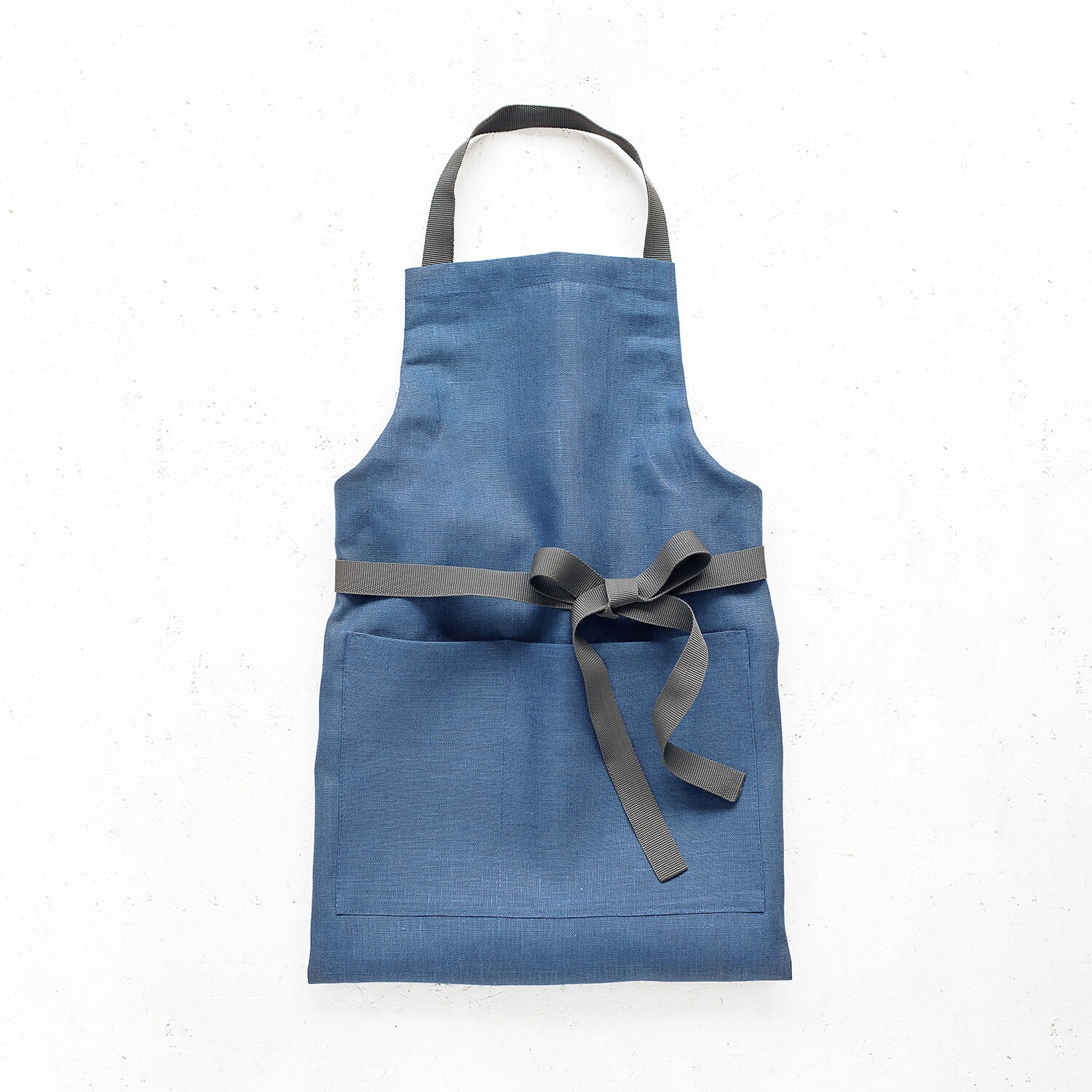 Mens Linen Apron With Two Pockets and Long Adjustable Straps - Etsy