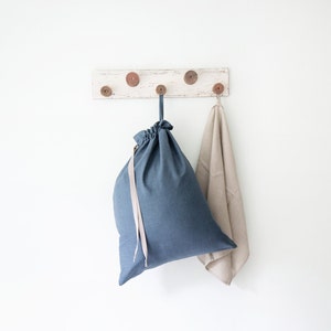Linen Laundry Bag, Custom Color and Size Large Laundry Bag, Hanging ...